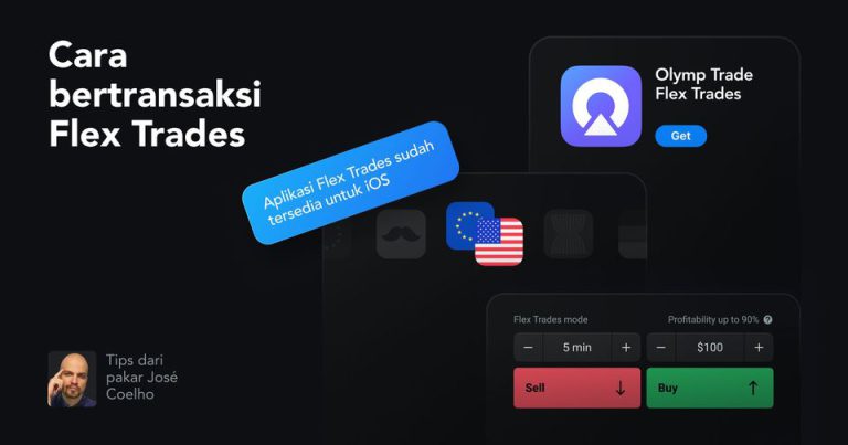 Cara Trading Dengan Menggunakan Aplikasi Flex Trades - Olymptrade Indonesia